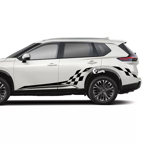 Nissan Rogue Side Door Rear Fender Stripe Sticker Decal Vinyl GraphicVehicle Parts Accessories Car Tuning Styling Body Exterior Styling