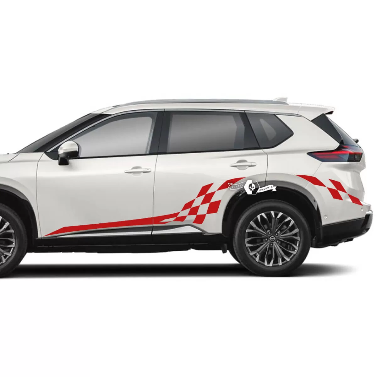Nissan Rogue Side Door Rear Fender Stripe Sticker Decal Vinyl GraphicVehicle Parts Accessories Car Tuning Styling Body Exterior Styling